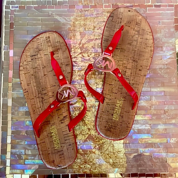 MICHAEL Michael Kors | Shoes | 7 Michael By Michael Kors Red Thong ...